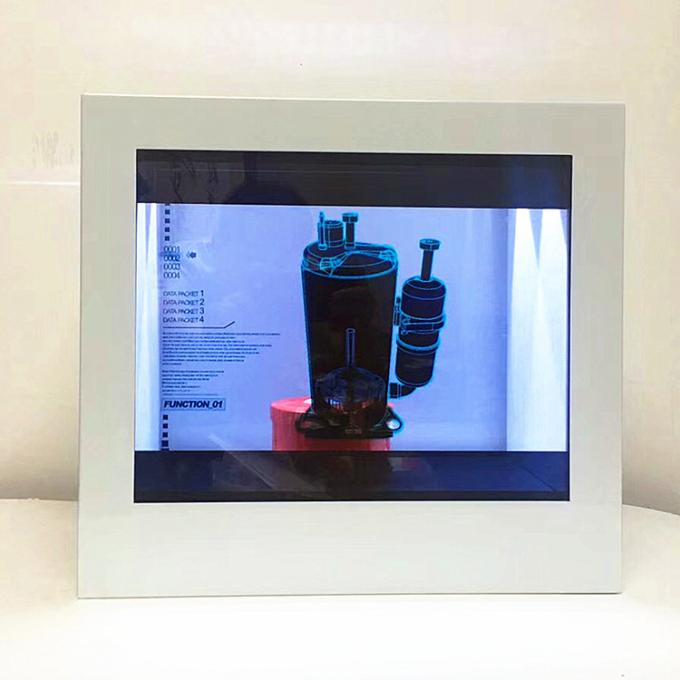 Small Transparent LCD Display Box , See Through LCD Screen 10 Points Touch