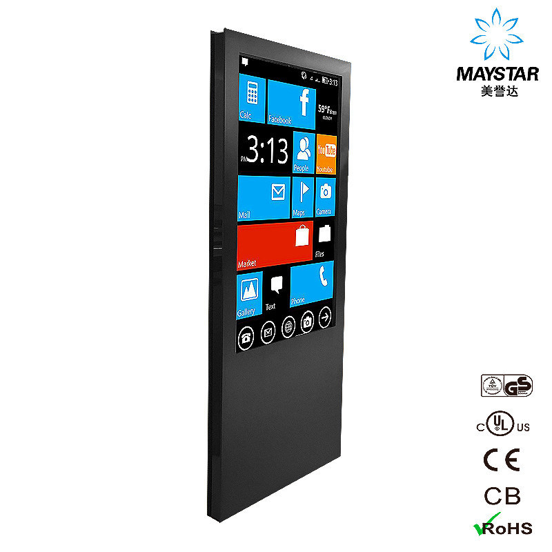 Super Thin Infrared / Capacitive Touch Screen Monitor Kiosk Built In ...