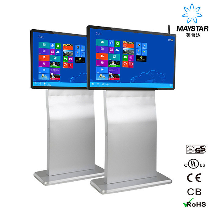 Easy Use Floor Standing Touch Screen Kiosk Monitor With Windows ...